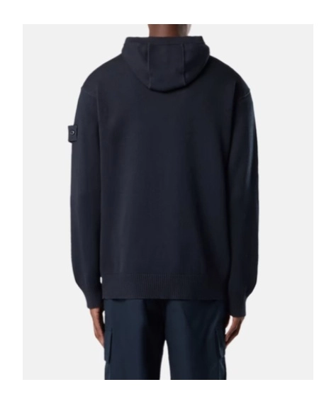 Stone Island Regular-fit Hooded Zip-up Jumper With Ribbed Trims