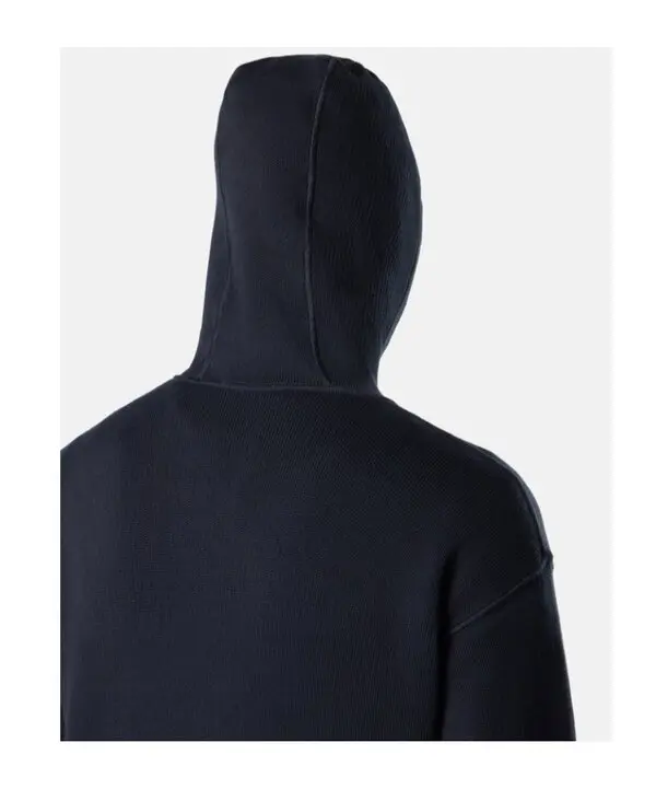 Stone Island Regular-fit Hooded Zip-up Jumper With Ribbed Trims