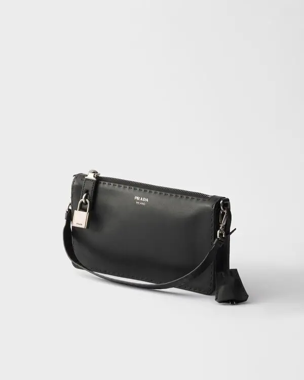 Prada Nappa Leather Pouch - Black