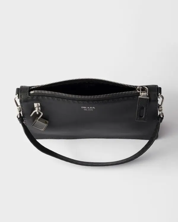 Prada Nappa Leather Pouch - Black