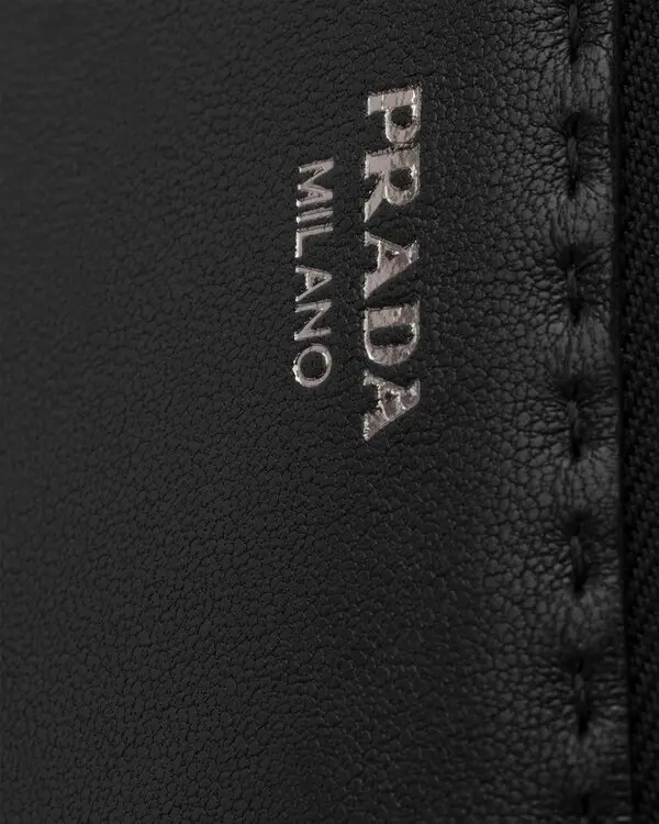 Prada Nappa Leather Pouch - Black