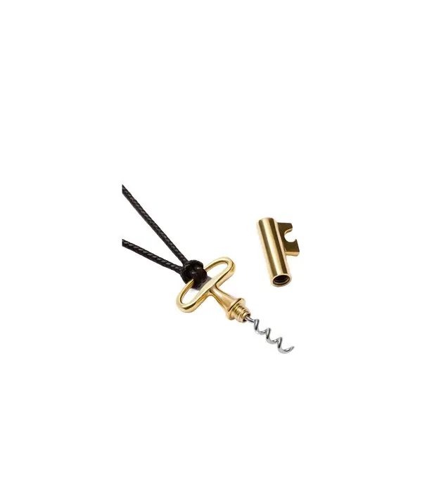 LEMAIRE Auböck Corkscrew Charm In Stainless Steel