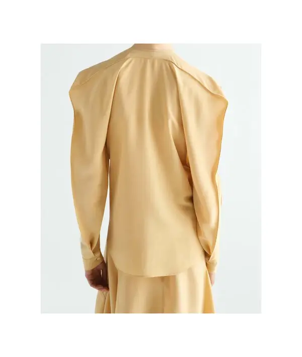 LEMAIRE Layered Blouse In Silk And Viscose Cloth