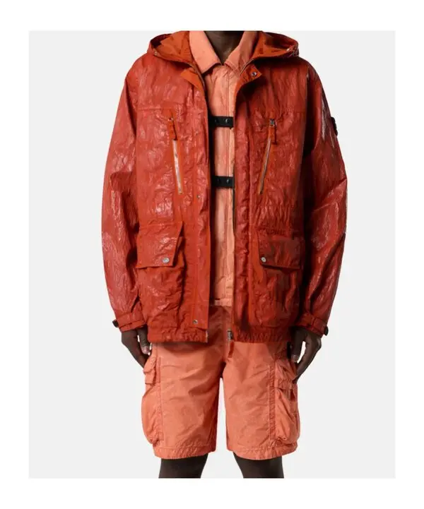 Stone Island Hooded Jacket With Multiple Pockets