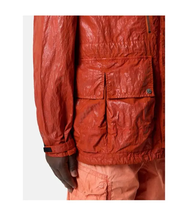 Stone Island Hooded Jacket With Multiple Pockets
