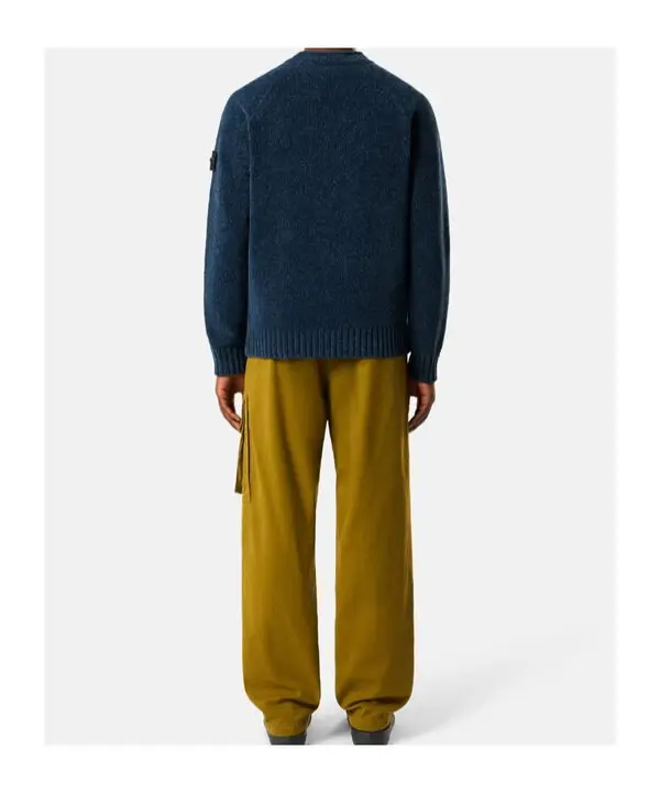 Stone Island Loose-fit Joggers With Drawstring Cuffs