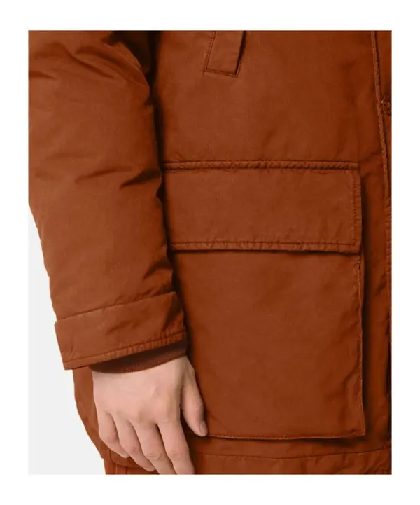 Stone Island Short Down Parka With Anti-drop