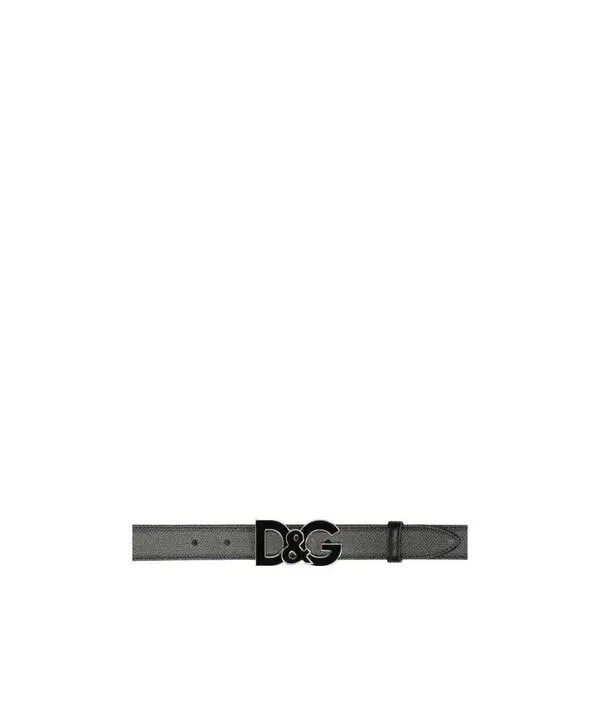 Dolce & Gabbana Logo Belt - Black