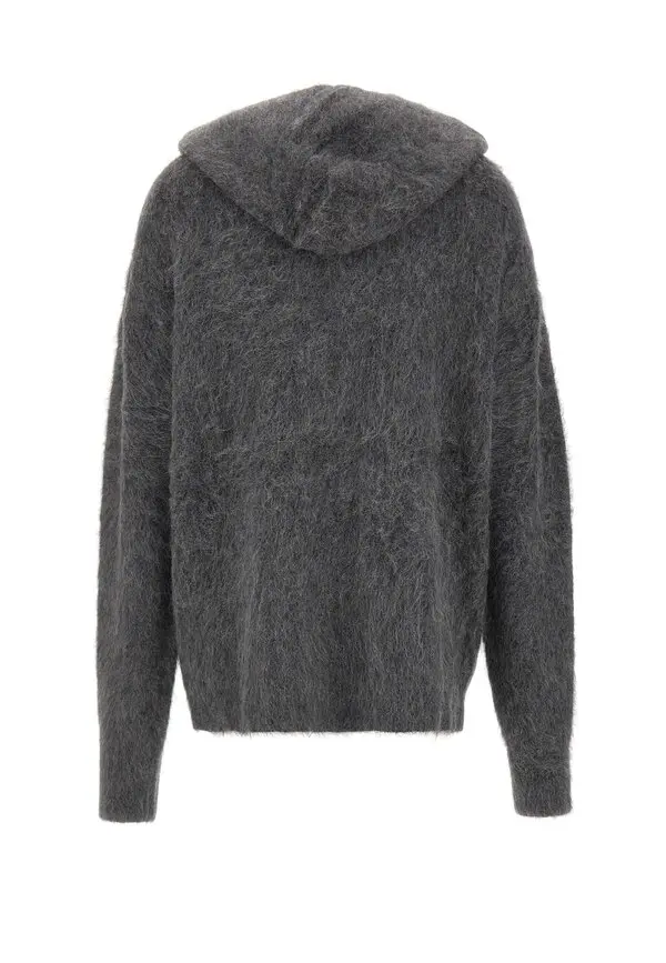 7 For All Mankind Fuzzy Zip Hooded Cardigan