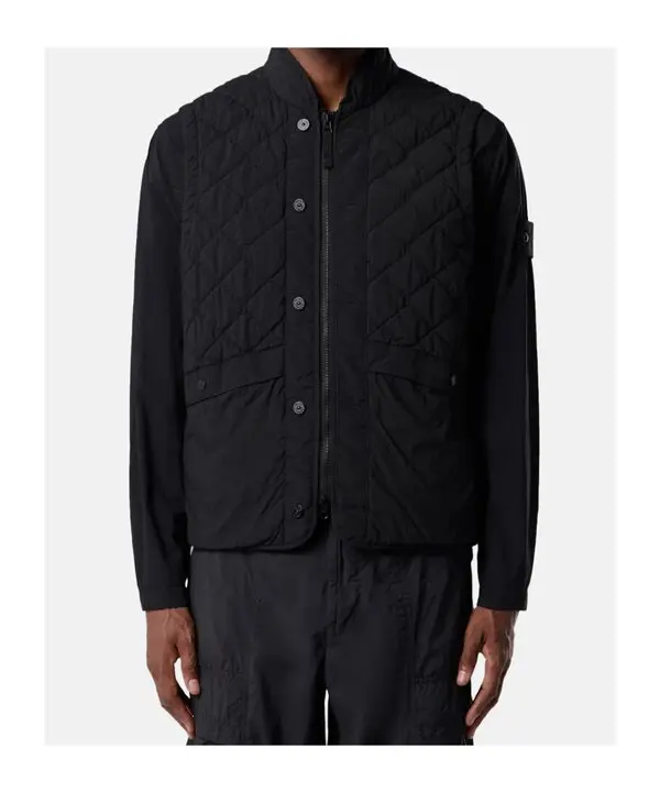 Stone Island Padded Vest With Anti-drop