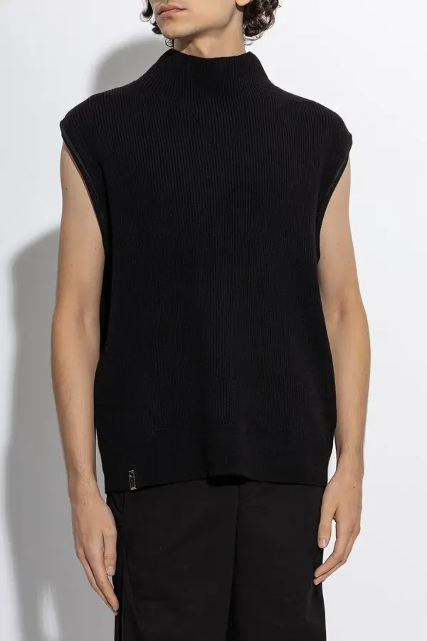 PUMA X _j.l-a.l_ Turtleneck Sweater With Detachable Sleeves - Black