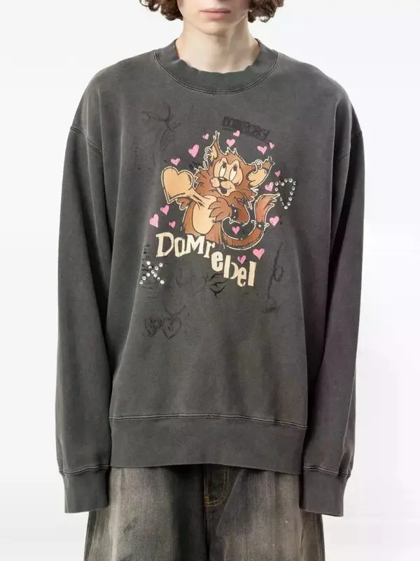 DOMREBEL Boom Crystal-embellished Sweatshirt