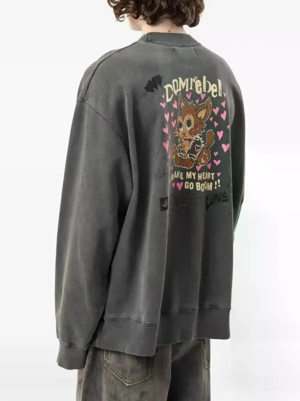 DOMREBEL Boom Crystal-embellished Sweatshirt