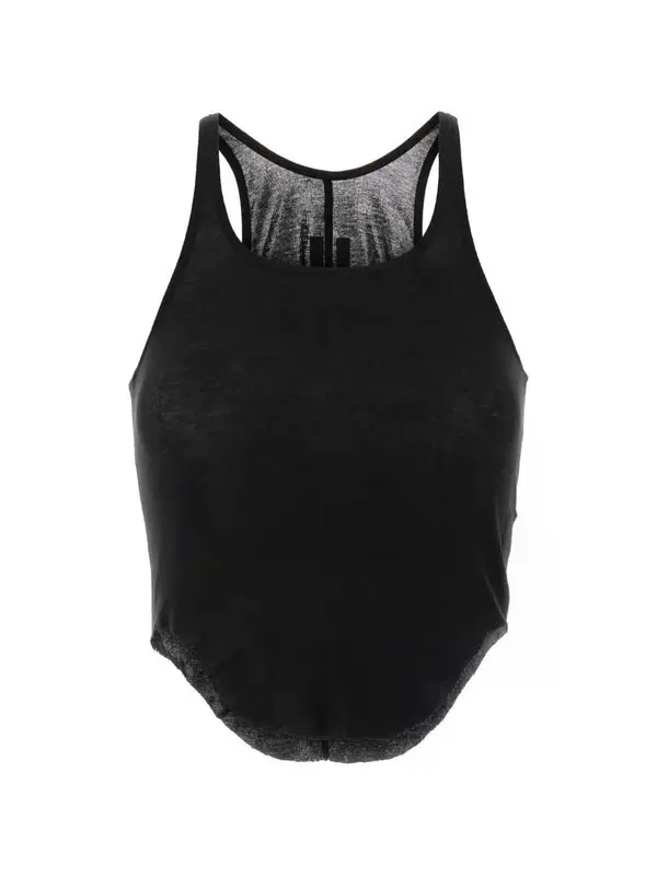 Rick Owens Racer-back Cropped Top - Black