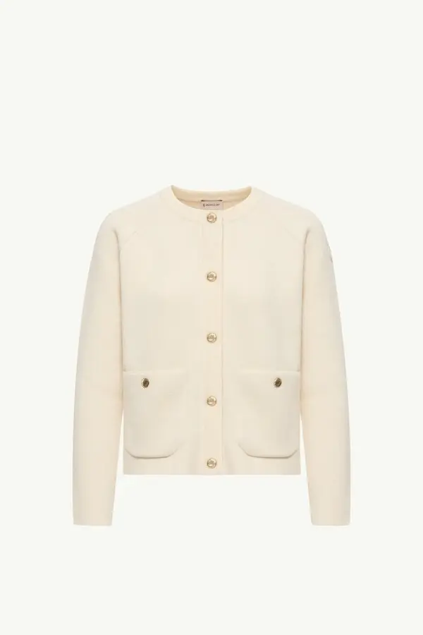 Moncler Wool & Cashmere Blend Cardigan