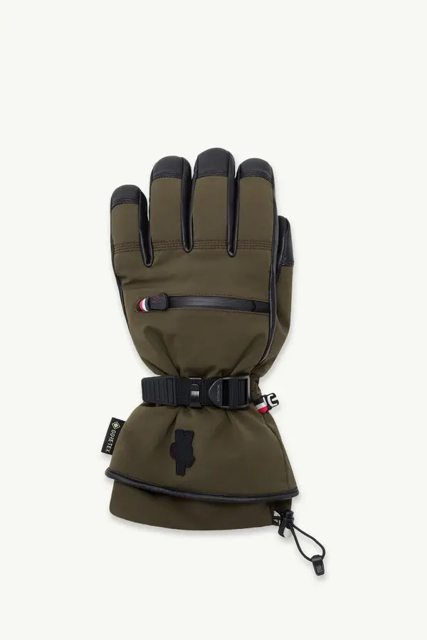 Moncler Padded Gloves - Green