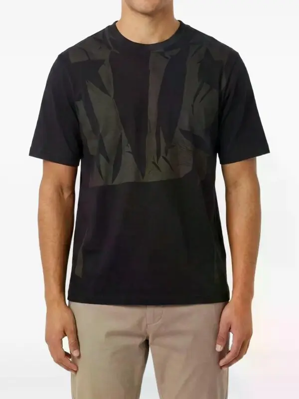 JIYONGKIM Sun-bleached Graphic-print T-shirt