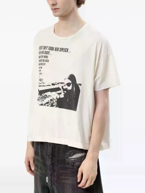 MARKING DISTANCE One Eye Graphic-print T-shirt