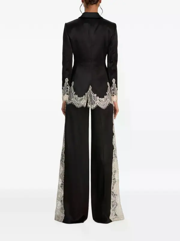 Alice + Olivia Breann Lace-trim Blazer