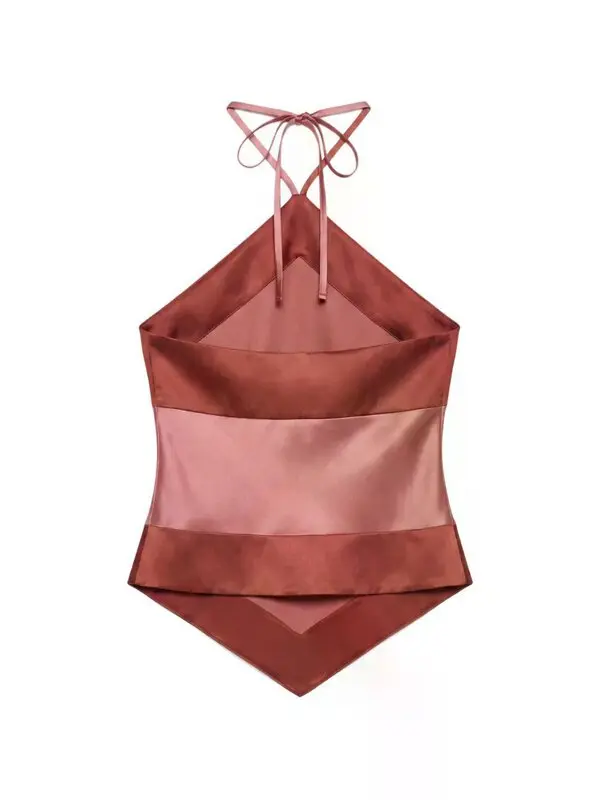 REFORMATION Jillian Silk Top