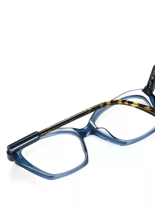 ETNIA BARCELONA Ionia Geometric-frame Glasses - Blue