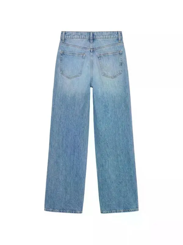 REFORMATION Cary Slouchy Wide-leg Jeans - Blue