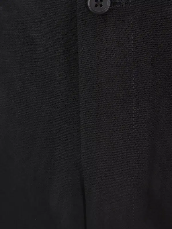 Yohji Yamamoto Pleat-detail Wool Trousers