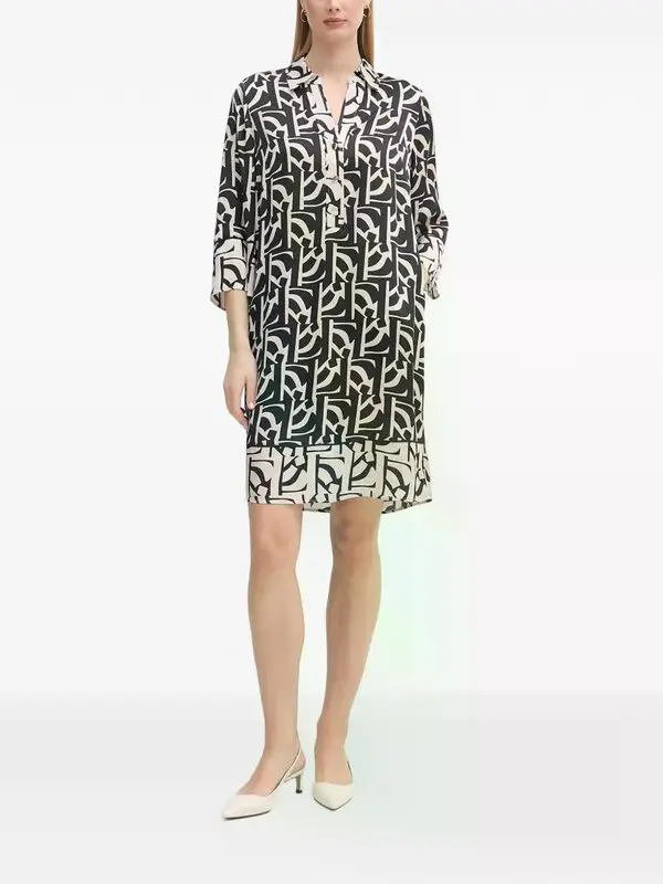 MARC AUREL Monogram-print Mini Dress