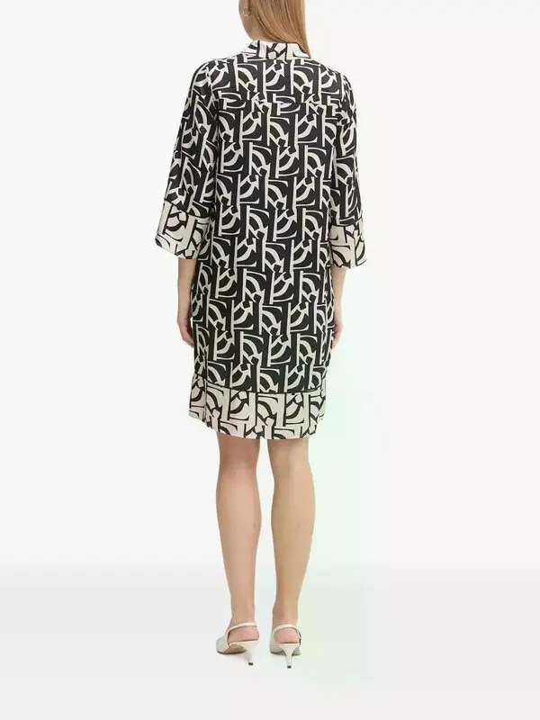 MARC AUREL Monogram-print Mini Dress