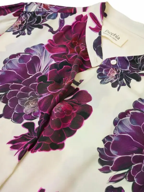 PSOPHIA Aeonium Floral-print Blouse