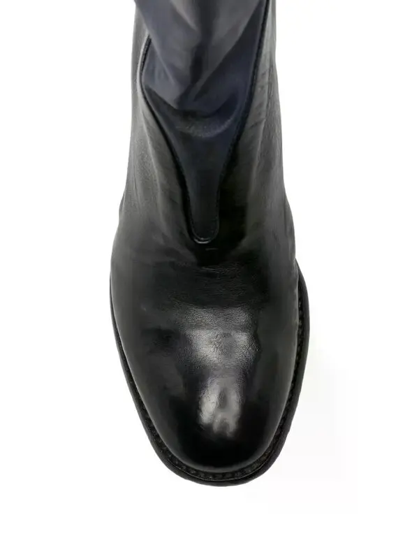 LEMARGO Leather Panelled Ankle Boots
