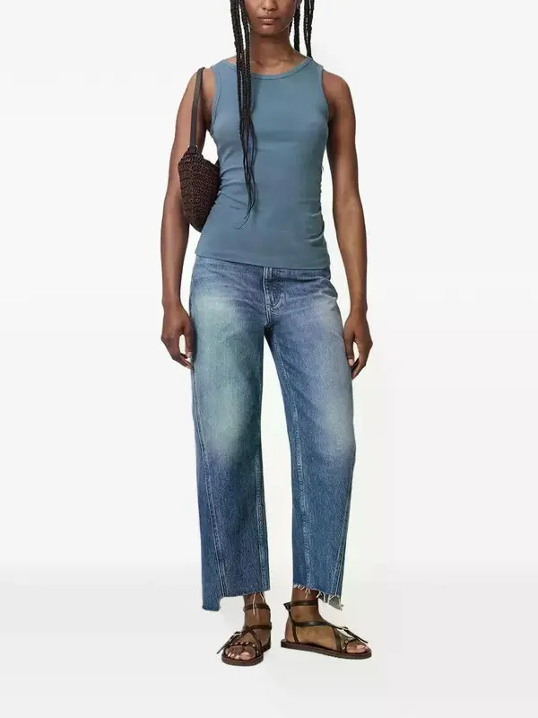 ALLSAINTS Raw-hem Wide-leg Jeans