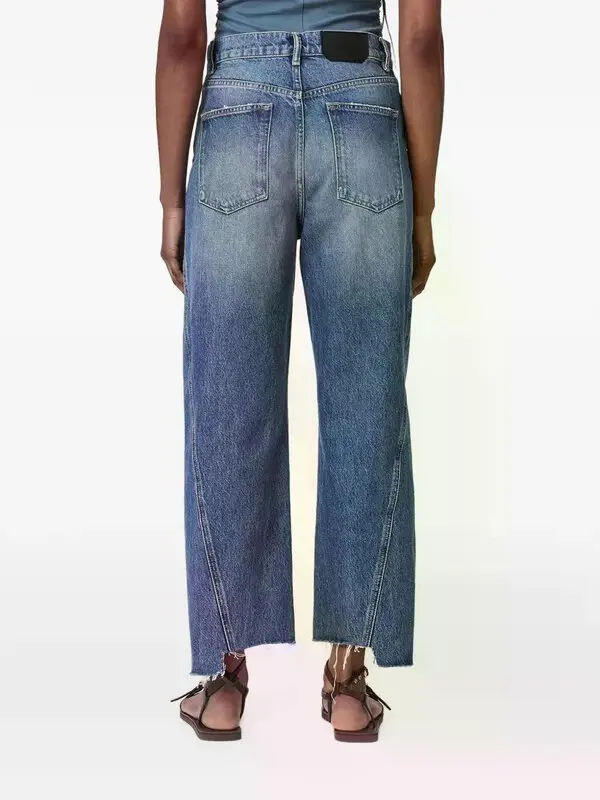 ALLSAINTS Raw-hem Wide-leg Jeans