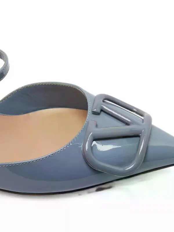 Valentino Garavani Vlogo Patent Leather Pumps