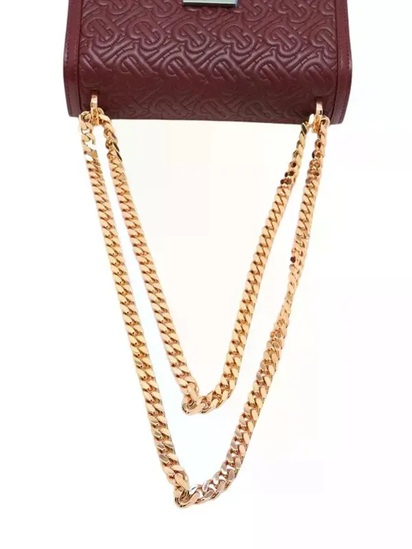 Burberry 2015-2026 Quilted Leather Tb Chain Crossbody Bag