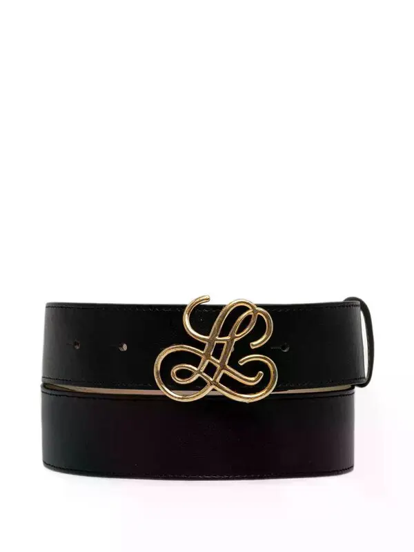 Luisa Spagnoli Monogram-plaque Leather Belt