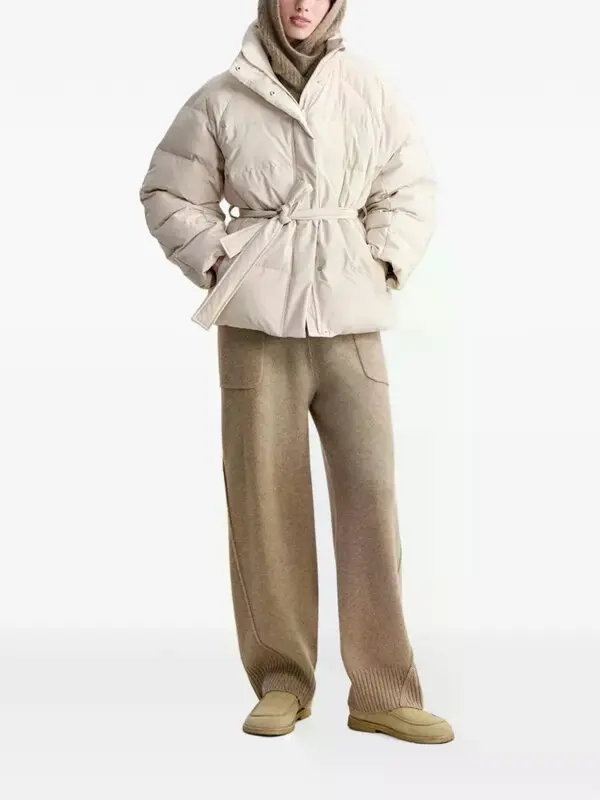Maison Kitsuné Belted Puffer Coat