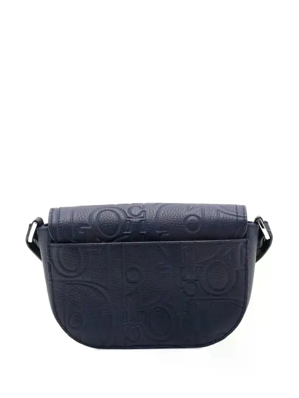 Dior 2020-2026 Mini Gravity Leather Saddle Messenger Bag Crossbody Bag - Blue