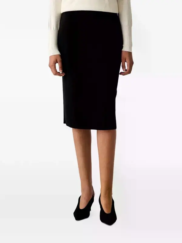 Luisa Spagnoli Morolo Fine-knit Midi Skirt