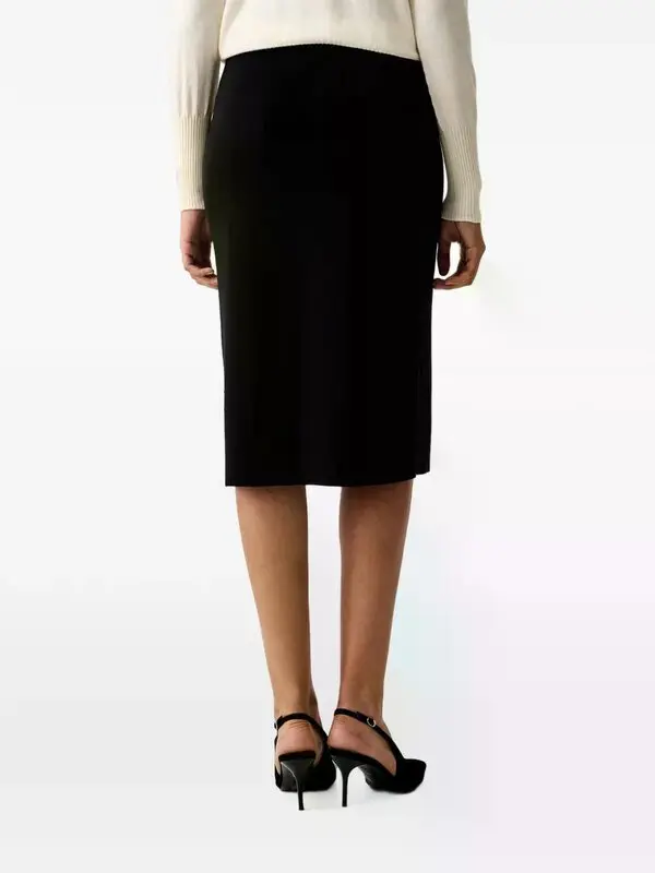 Luisa Spagnoli Morolo Fine-knit Midi Skirt