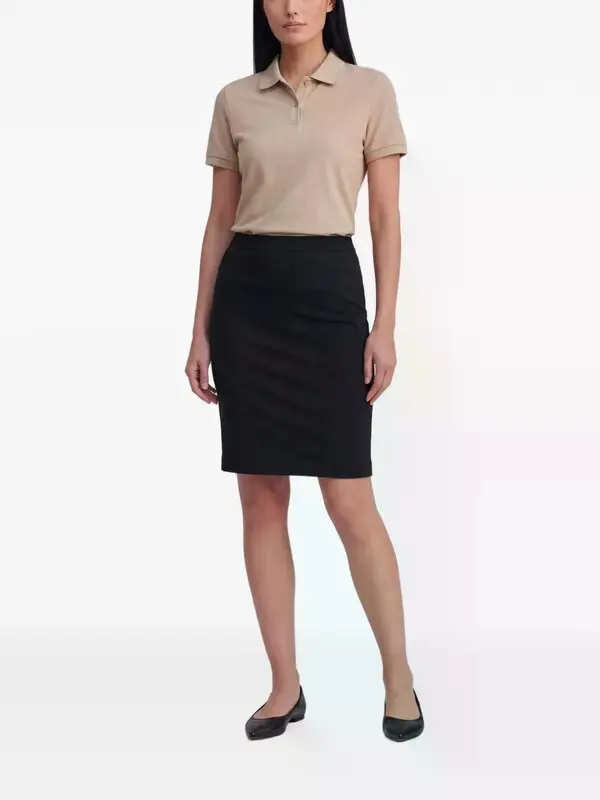 Prada Zip-up Pencil Midi Skirt