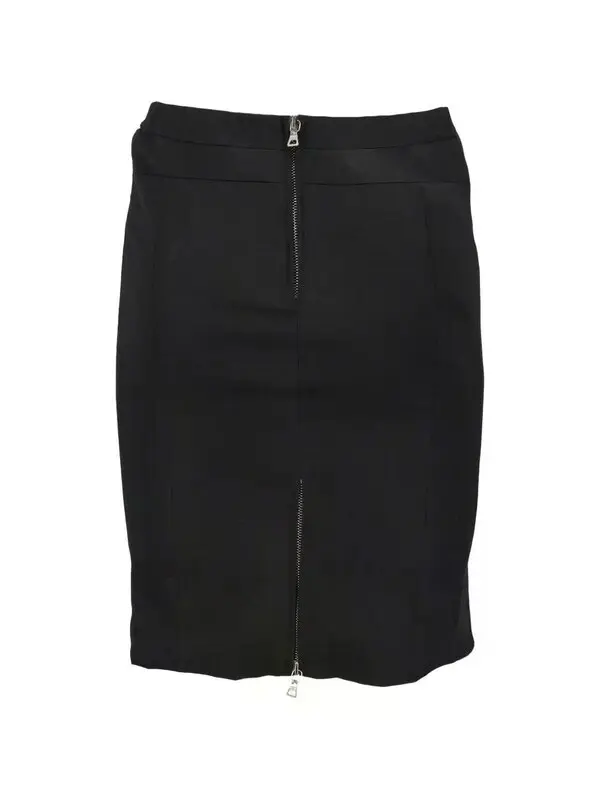 Prada Zip-up Pencil Midi Skirt