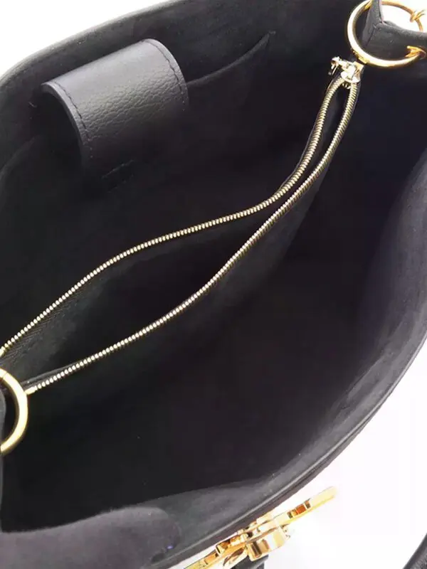 LOUIS VUITTON 2019 Damier Ebene Riverside Satchel - Brown