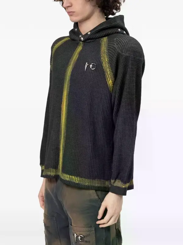 THUG CLUB Bulk Waffle-knit Hoodie