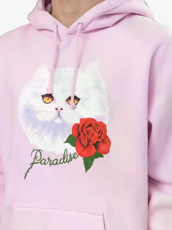 PARADISE NYC Purradise Graphic-print Hoodie