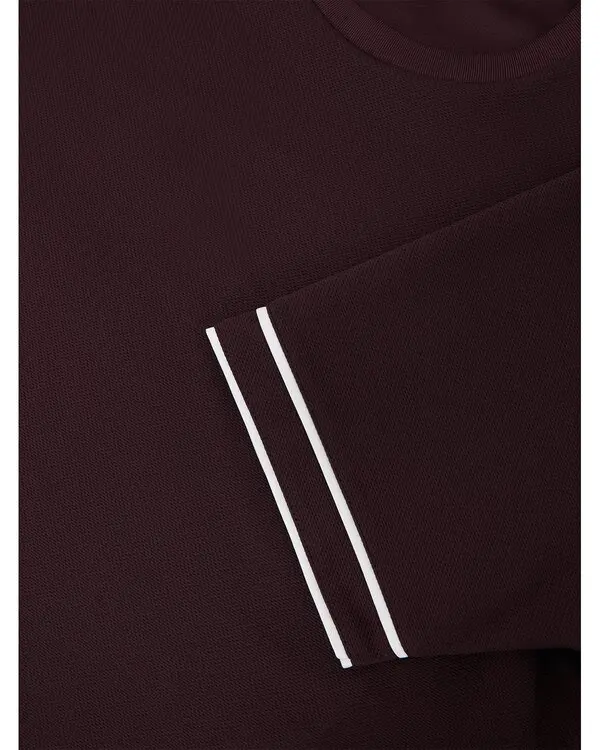 REISS Oscar Textured Piped Tee