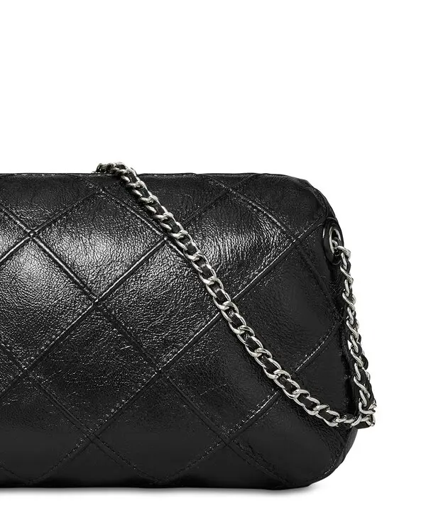 Tory Burch Fleming Distressed Quilted Leather Crossbody