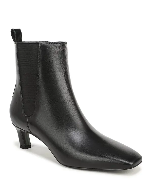 Sam Edelman Peony Leather Ankle Boots - Black