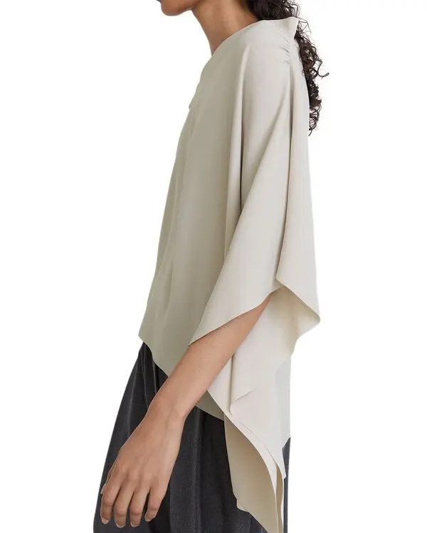 REISS Jade Asymmetric Draped Top