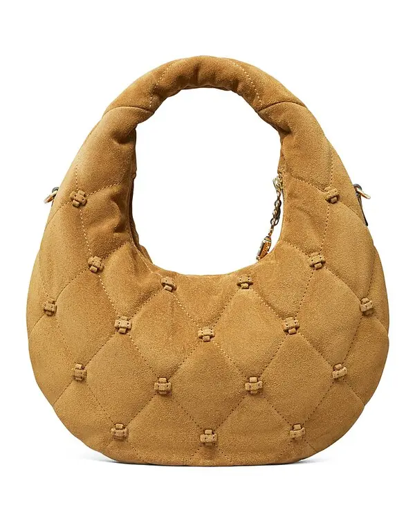 Tory Burch Bunny Knot Suede Crossbody